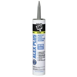 10.1-oz. Alex Plus Slate Gray Acrylic Latex Caulk - McMinnville, TN ...